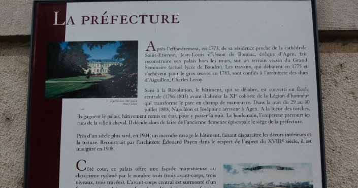 Histoire de la préfecture du Lot et Garonne - Trek TIC